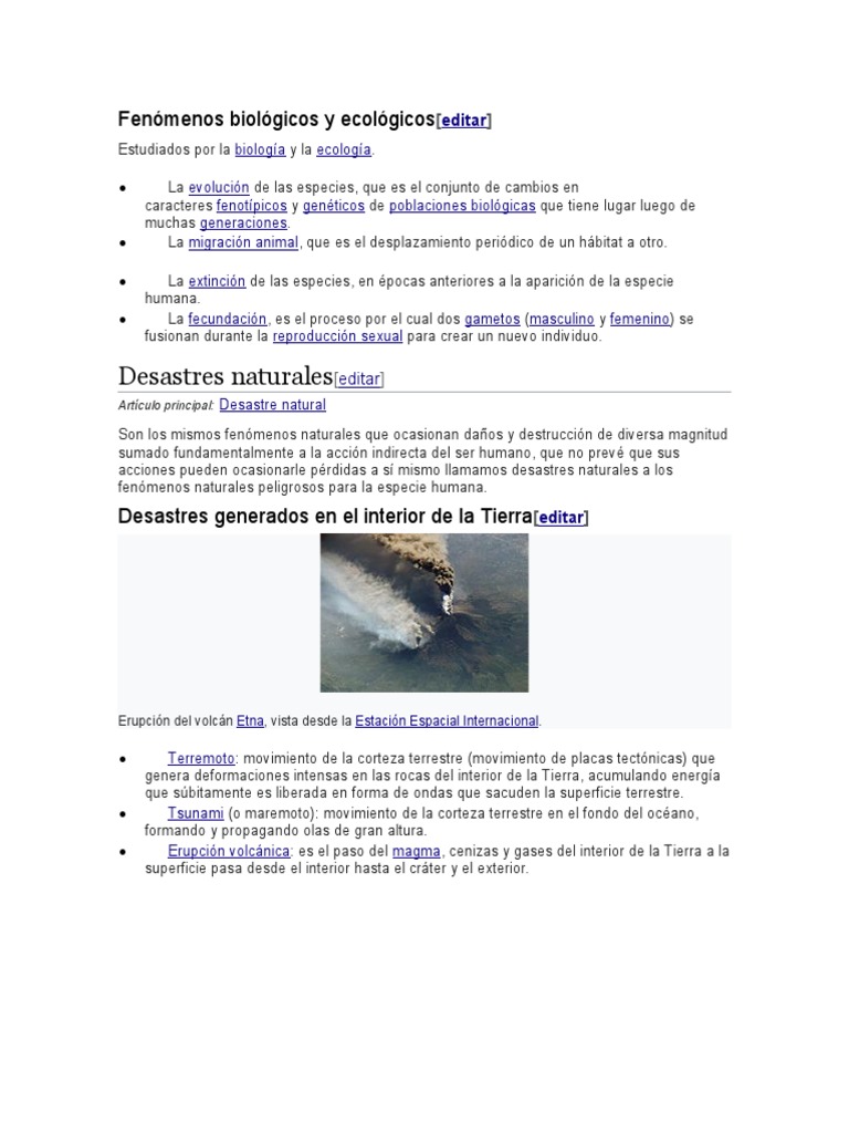 Fenomenos Biologicos | PDF | Tsunami | Fenómenos de la tierra
