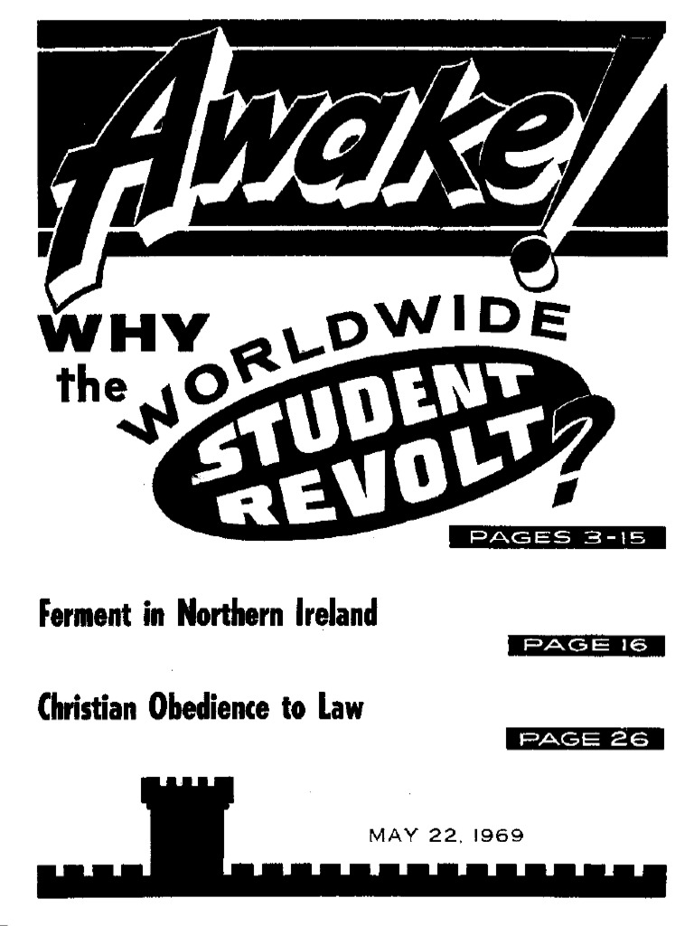 Student Revolt Articles from 1969 Issue of Awake! Magazine | PDF ...