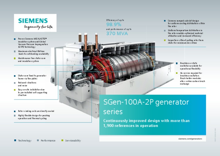 Sgen-100A-2P Generator Series: Continuously Improved Design With More ...