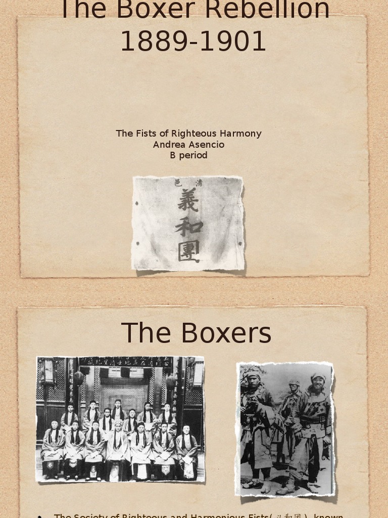 Boxer Rebellion Powerpoint | Download Free PDF | China | World Politics