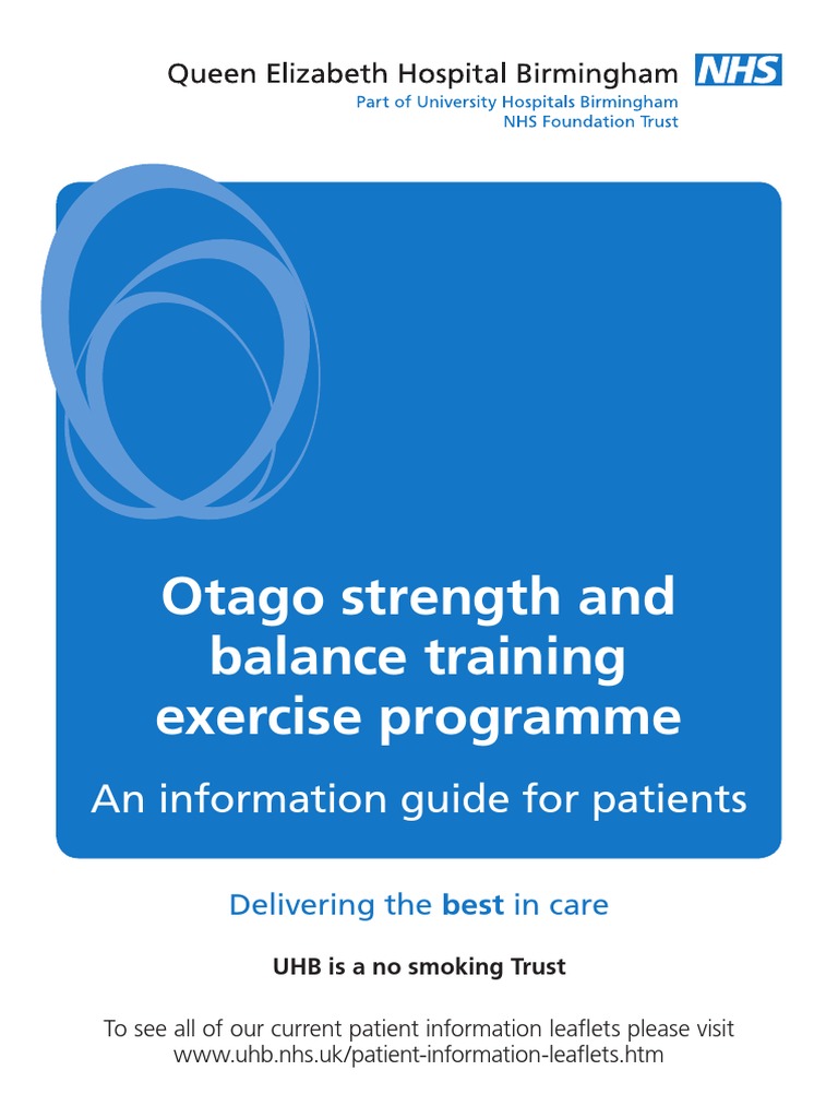 Otago Strength and Balance Training Exercise Programme: An Information ...