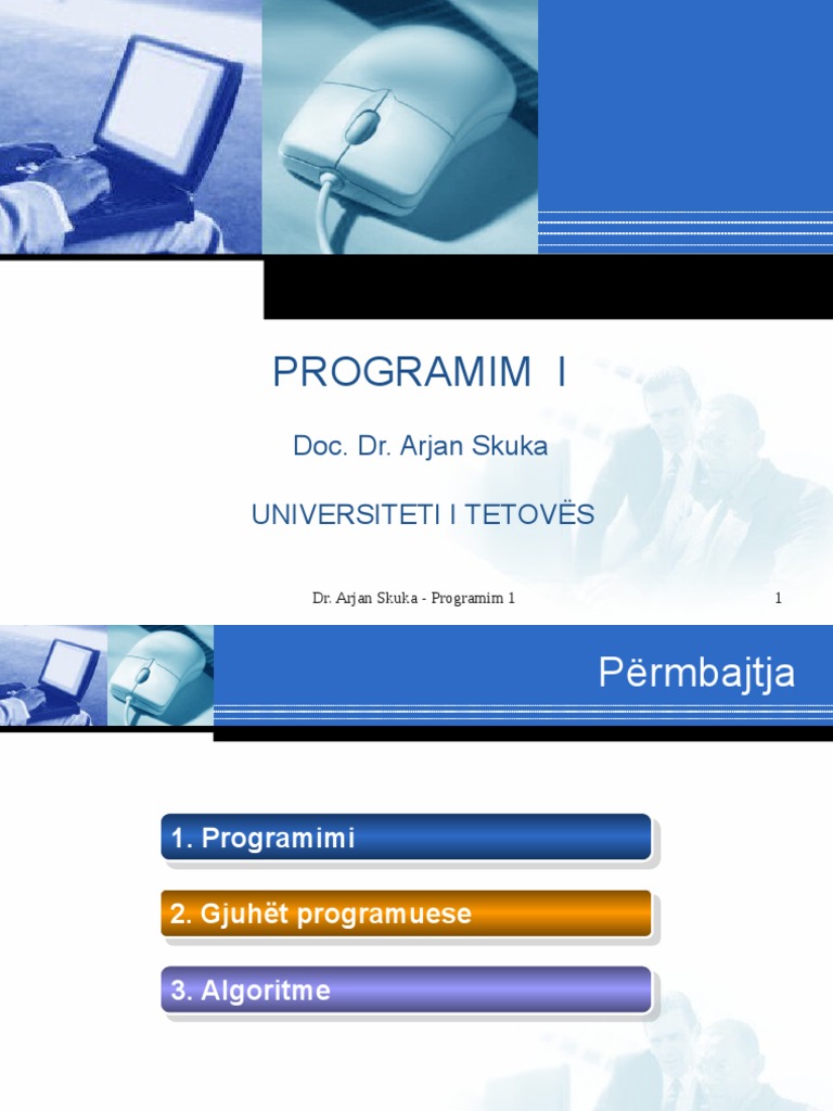 Programim 1 | PDF