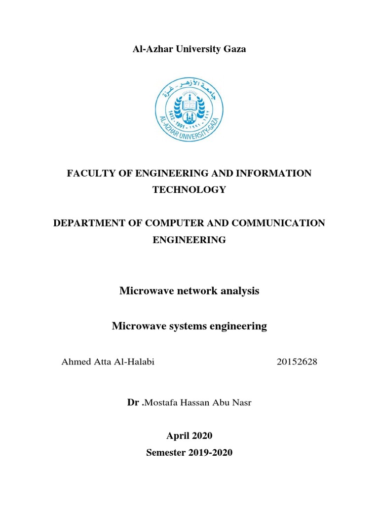 Microwave Network Analysis PDF | PDF