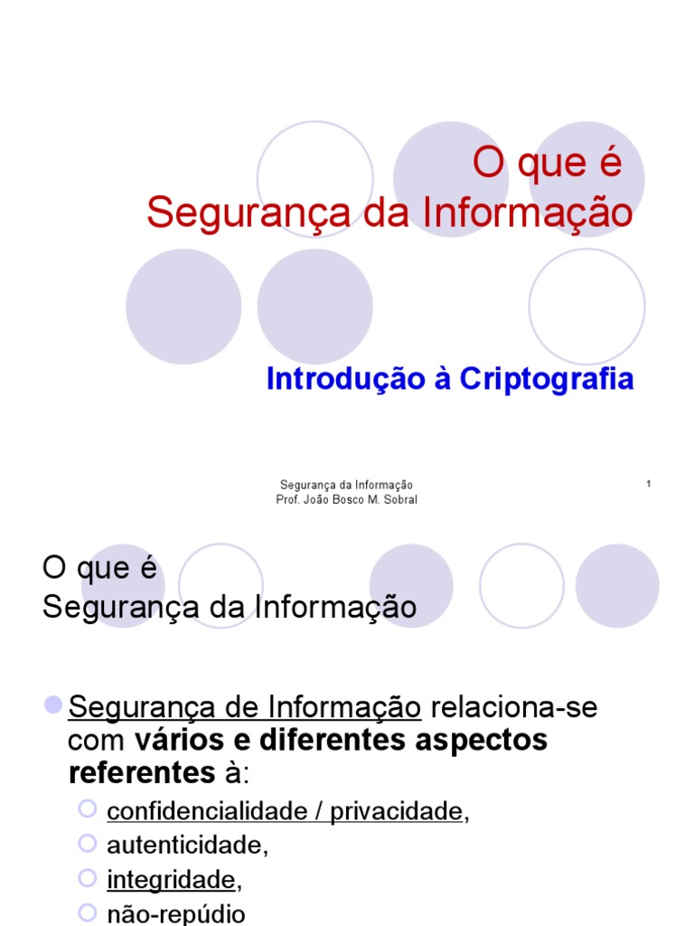 Introducao Criptografia | PDF | Criptografia | Criptografia de chave pública
