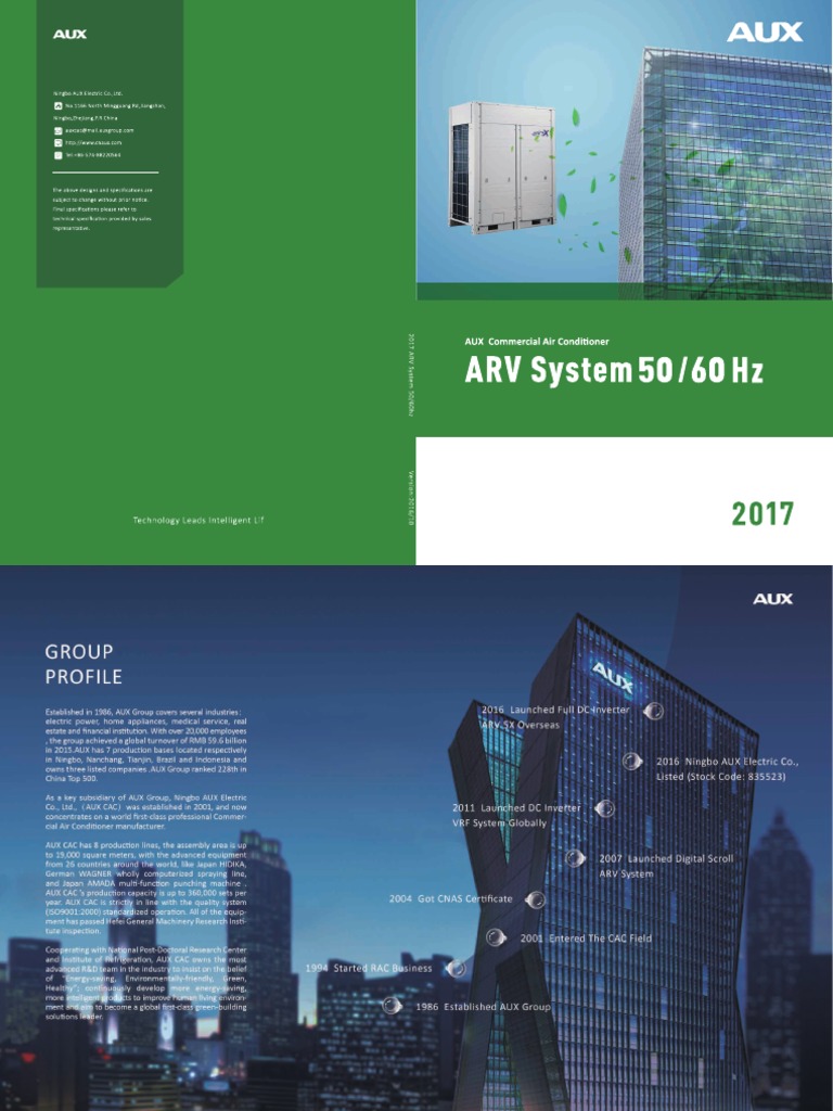 ARV System | Download Free PDF | Air Conditioning | Power Inverter