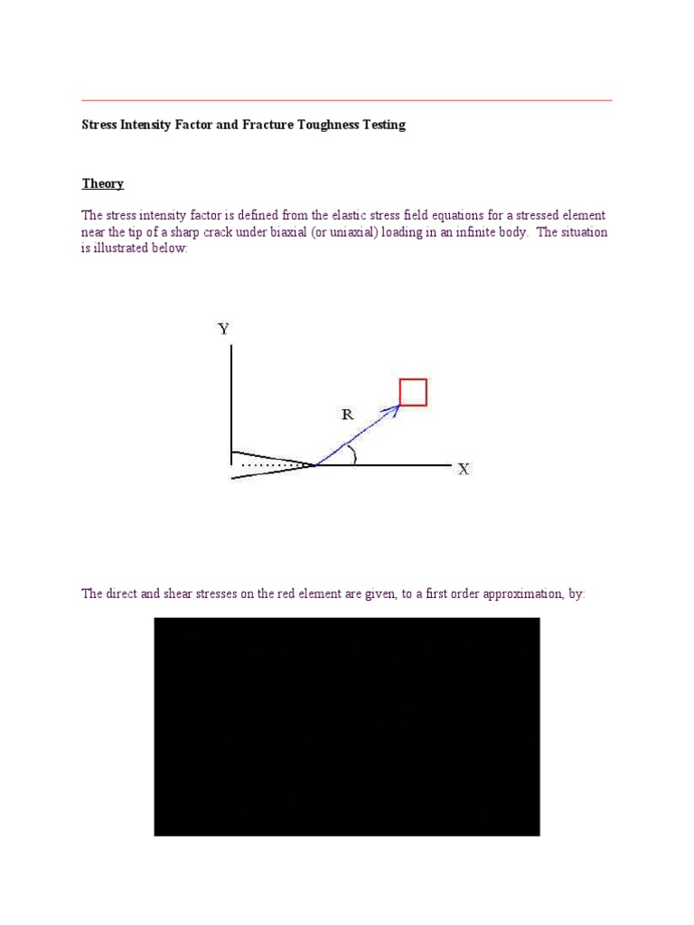 Stress Intensity and Fracture Toughness Analysis | PDF | Structural ...