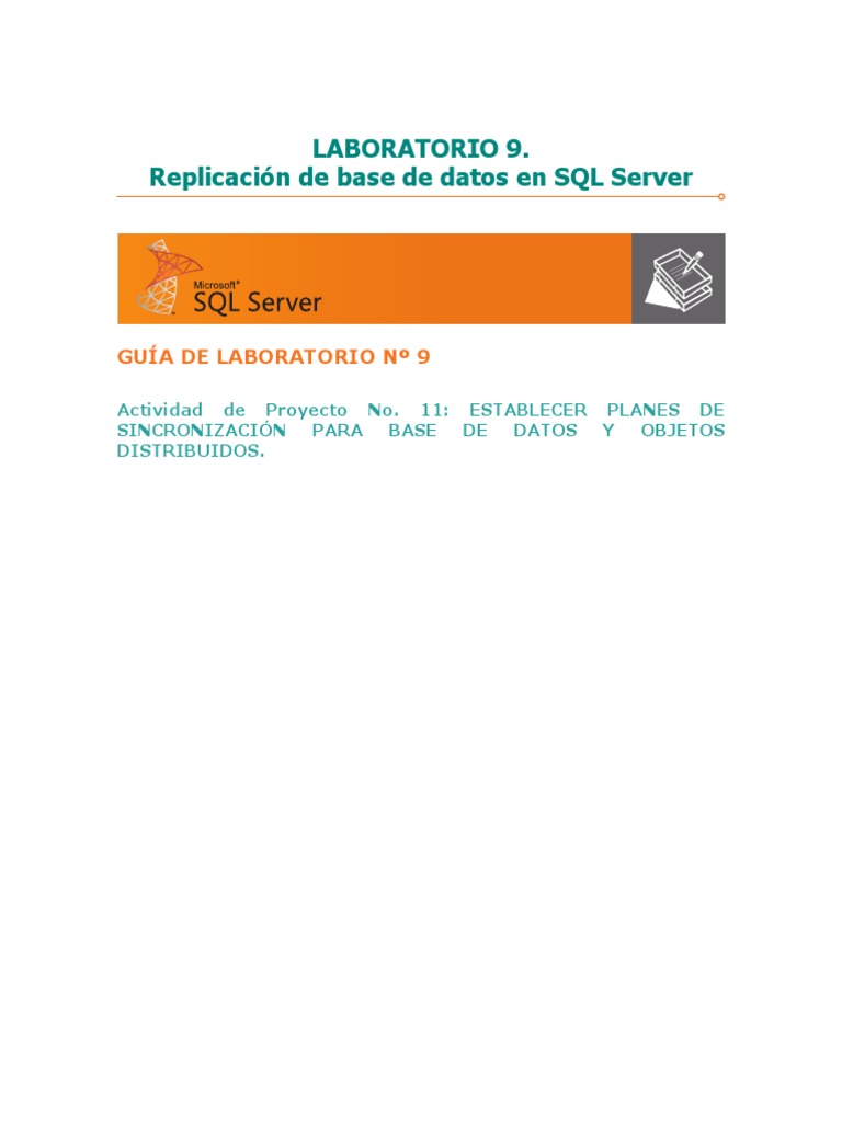 3 Lab9 SQL PDF | PDF | Servidor SQL de Microsoft | Bases de datos