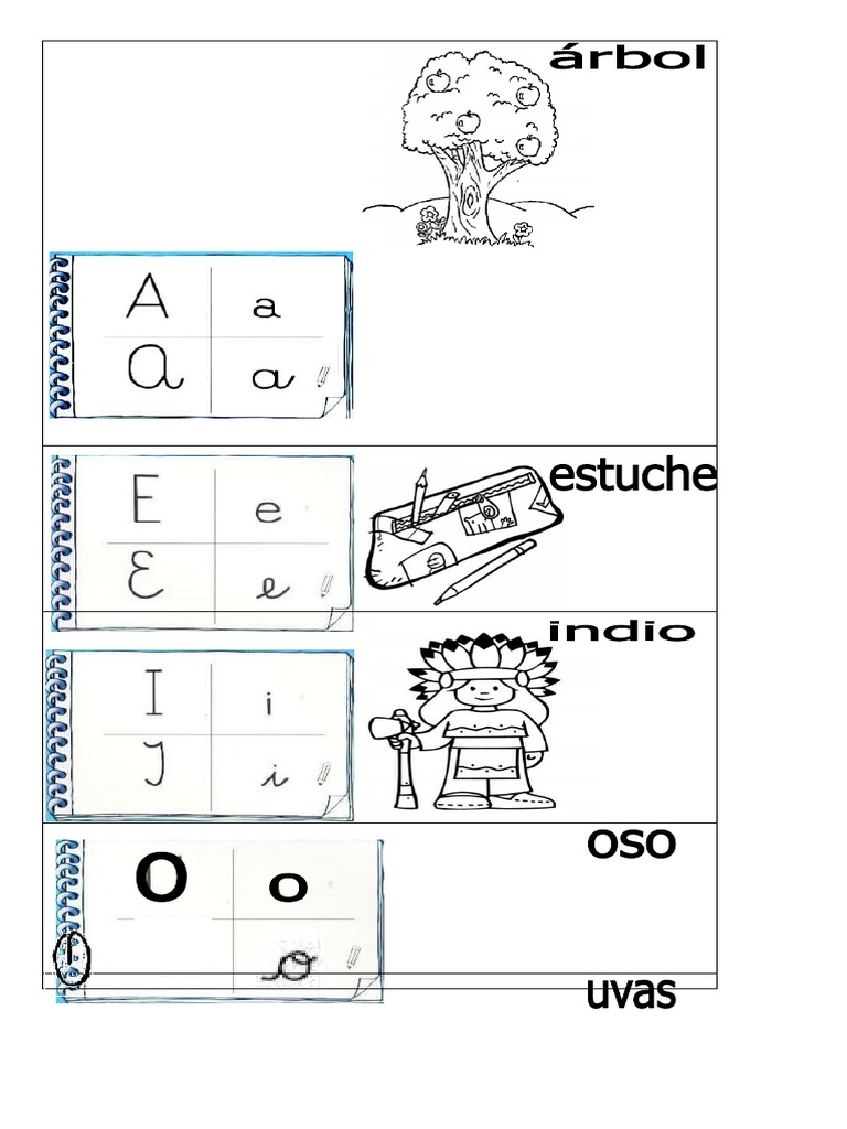 Recortables Vocales 1 | PDF