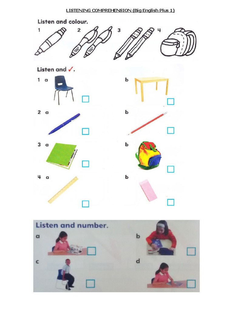 Unit 2 - LISTENING COMPREHENSION ACTIVITIES | PDF | Language Arts ...