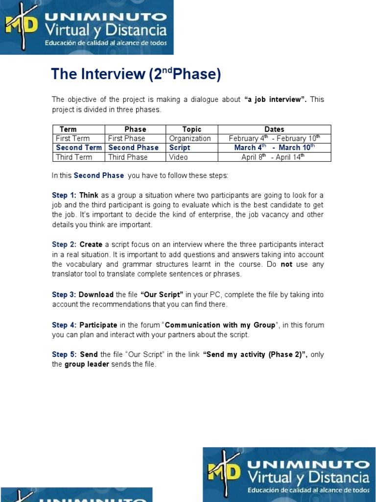 Instructions (2ND Phase) | PDF | Word | Vocabulary