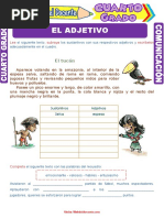 Ejercicios de Verbos para 4° Primaria | PDF