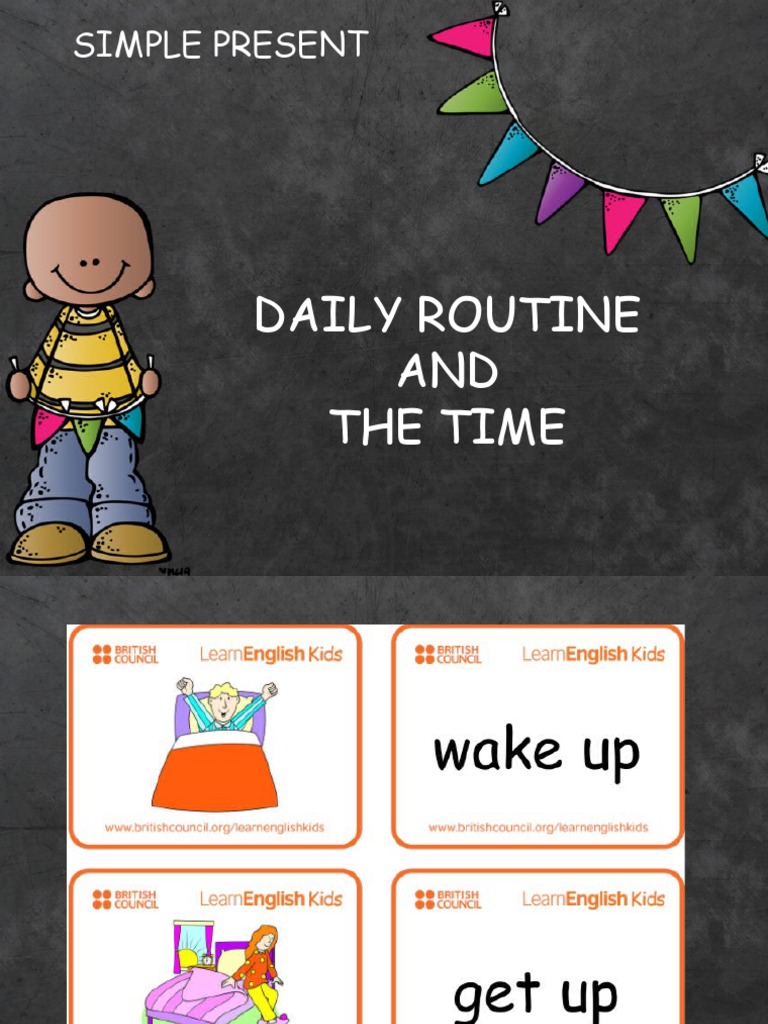 Daily Routine in Simple Present Tense | PDF
