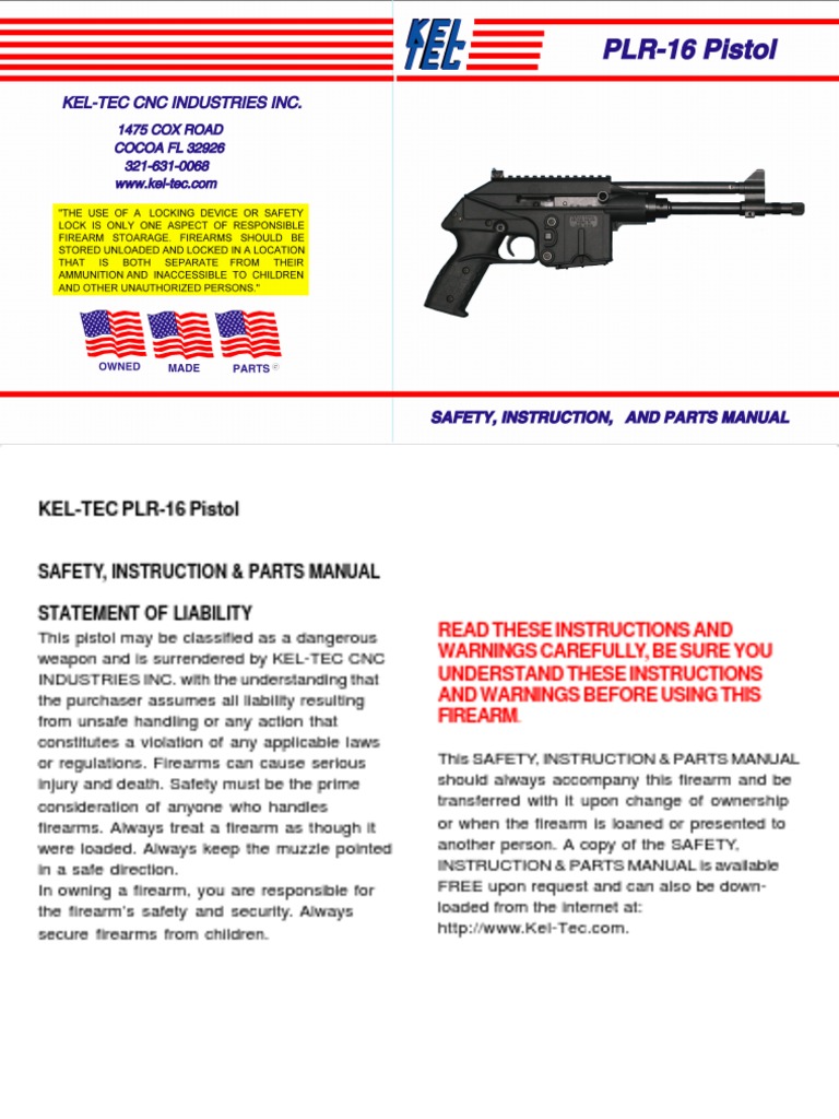 plr-16 Manual PDF | PDF | Magazine (Firearms) | Firearms