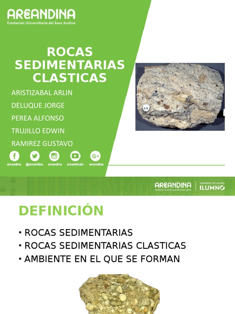 Rocas Sedimentarias Clásticas: Definición y Tipos | PDF | Roca clástica ...