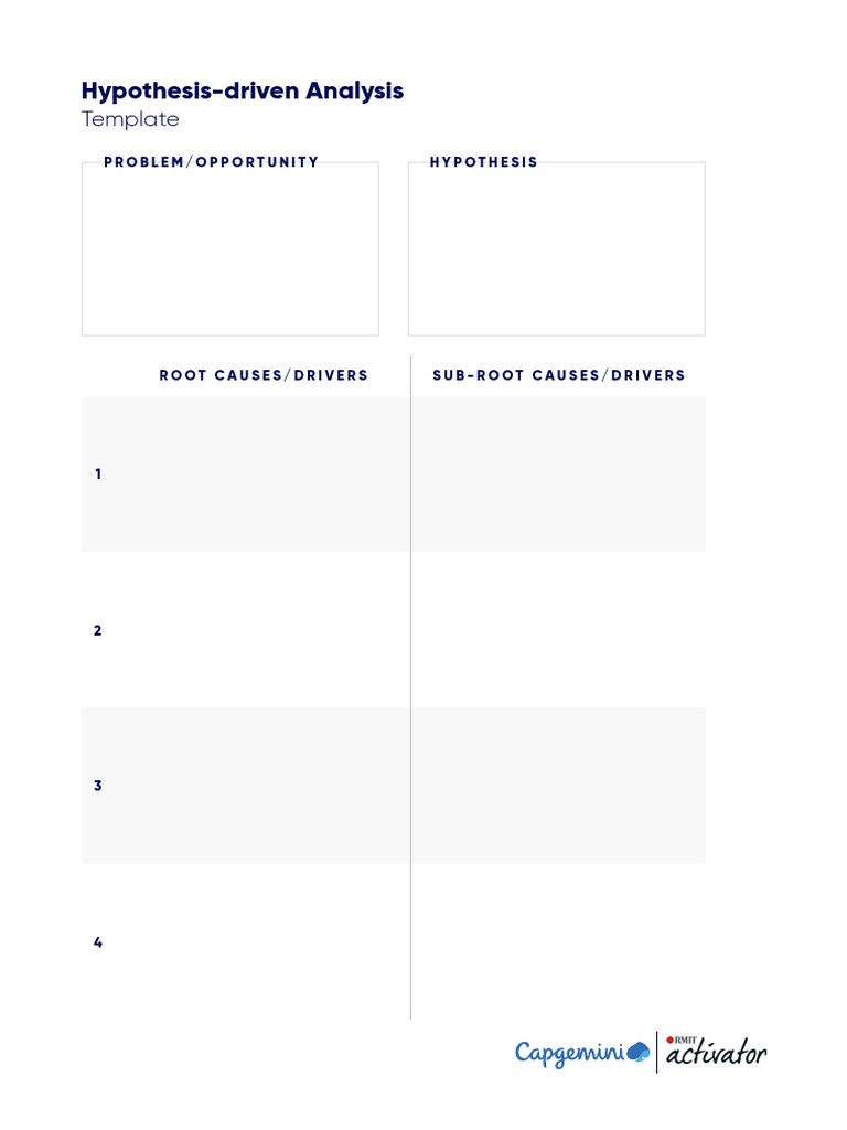 Hypothesis Analysis Template | PDF