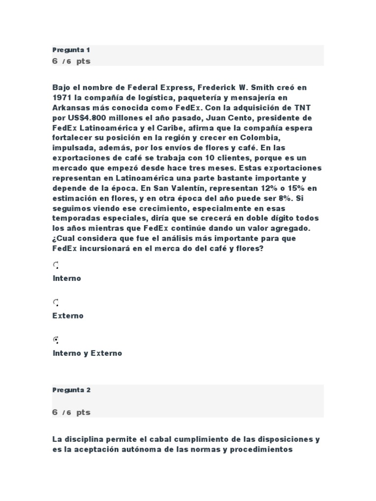 PRIMER BLOQUE ESTRATEGIAS GERENCIALES Ultimo 11 | PDF | Fed Ex | Liderazgo