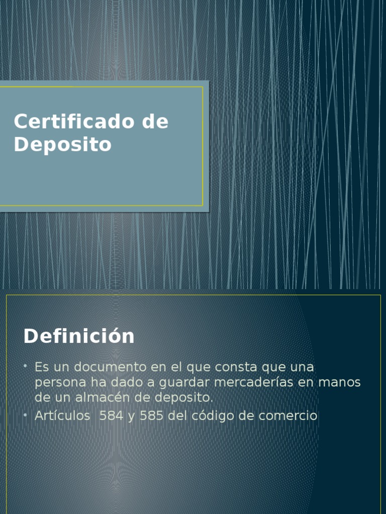 Certificado de Deposito | PDF | Certificado de deposito | Estatuto de ... Certificado de Deposito | PDF | Certificado de deposito | Estatuto de ...