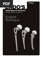 Stryker Exeter V40 Surgical Guide | PDF | Hip | Musculoskeletal System