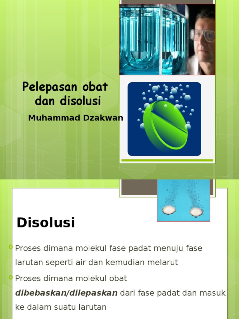 Proses Disolusi dan Pelepasan Obat | PDF
