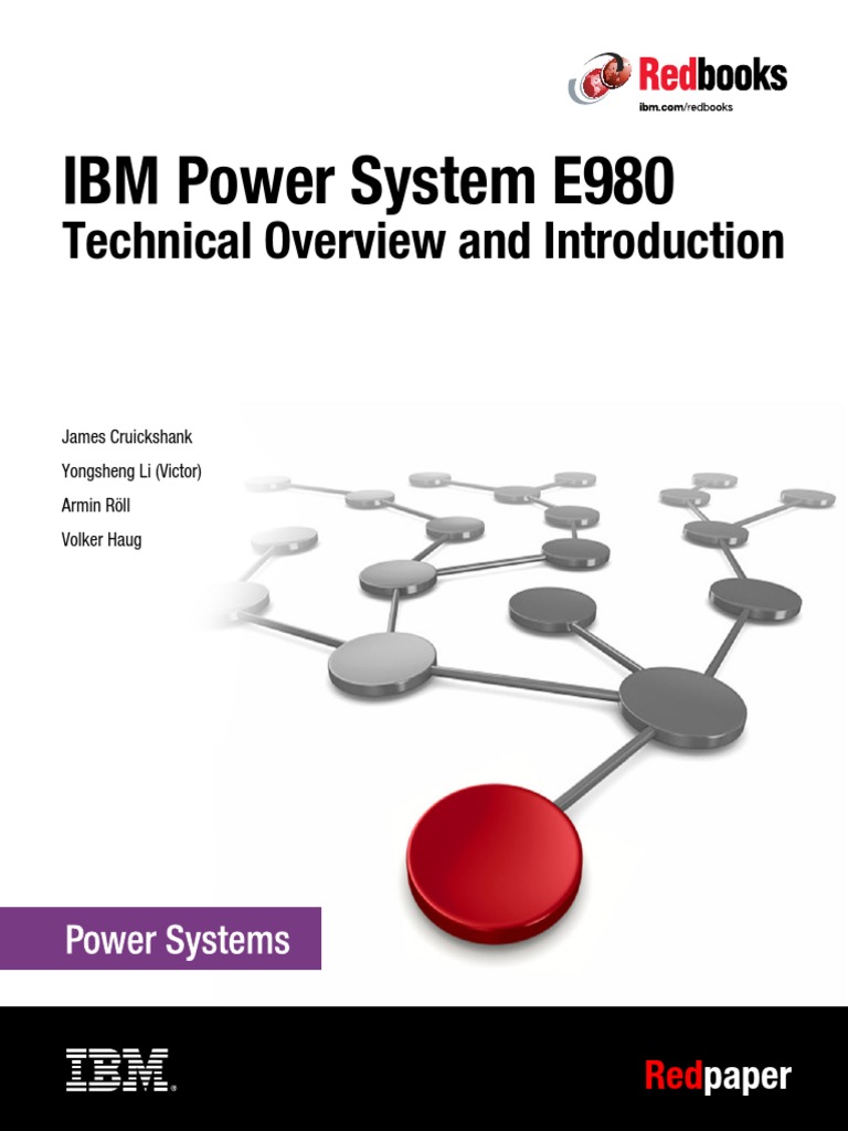 IBM Power System E980: Technical Overview and Introduction | PDF ...