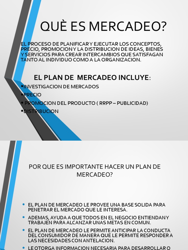Que Es Mercadeo | PDF | Investigación de mercado | Marketing