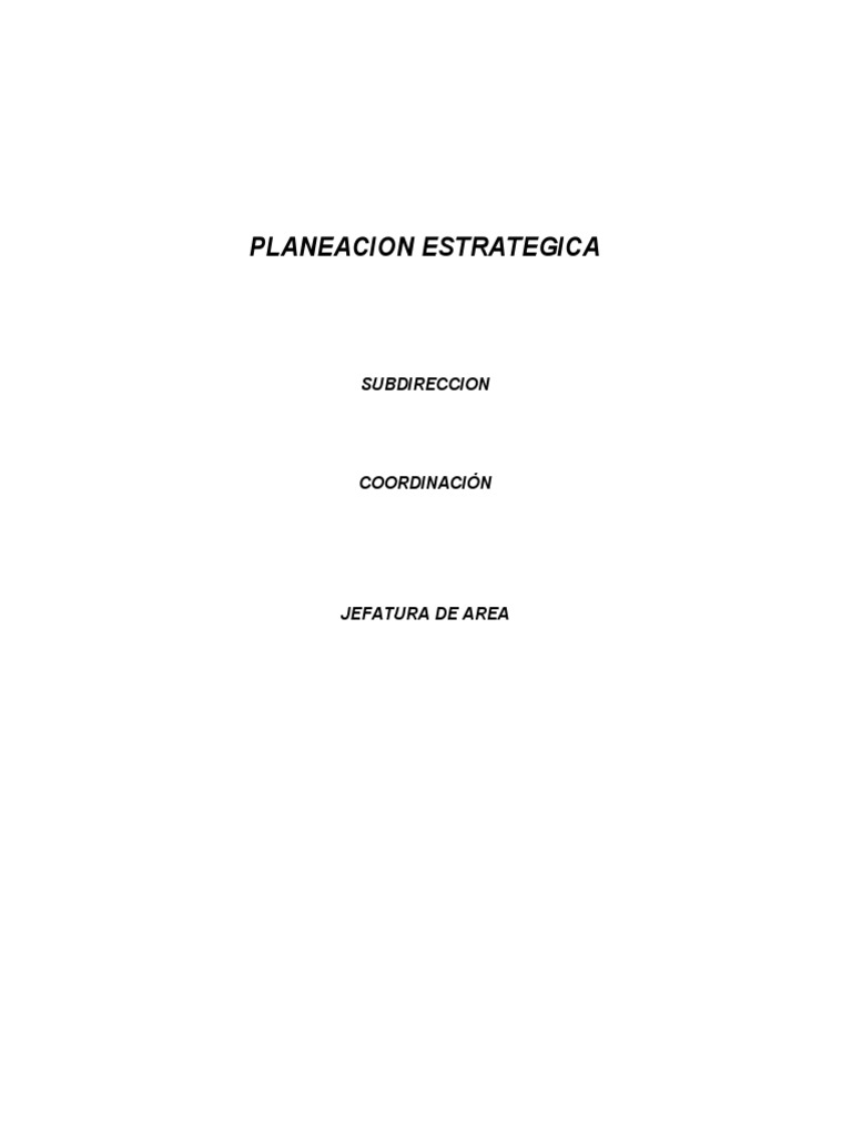 Manual Planeacion Estrategica Dif Atiz 2020estancias Infantiles | PDF | Análisis FODA ...