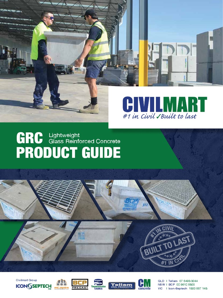 GRC Product Catalogue PDF | PDF | Reinforced Concrete | Glasses