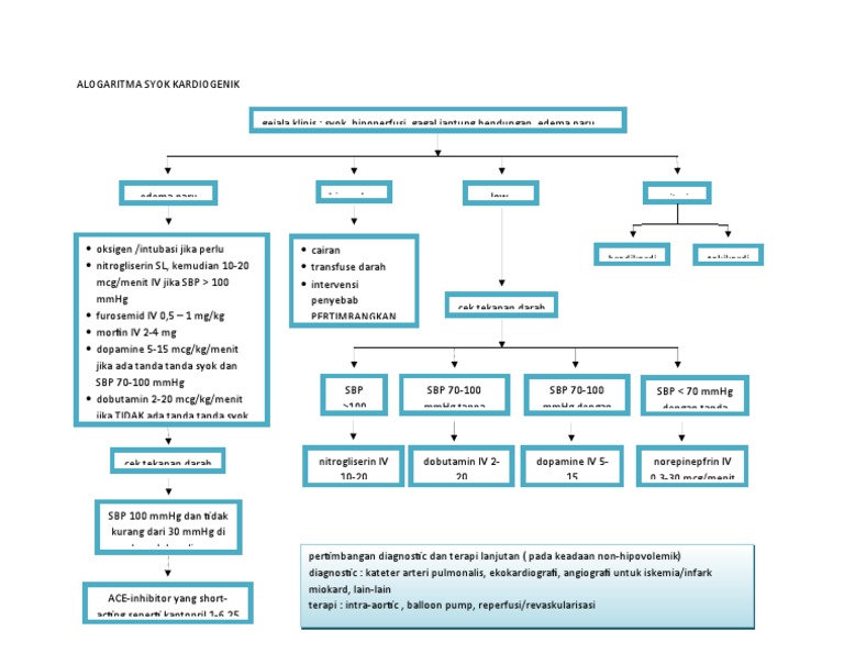 Alogaritma Syok Kardiogenik | PDF