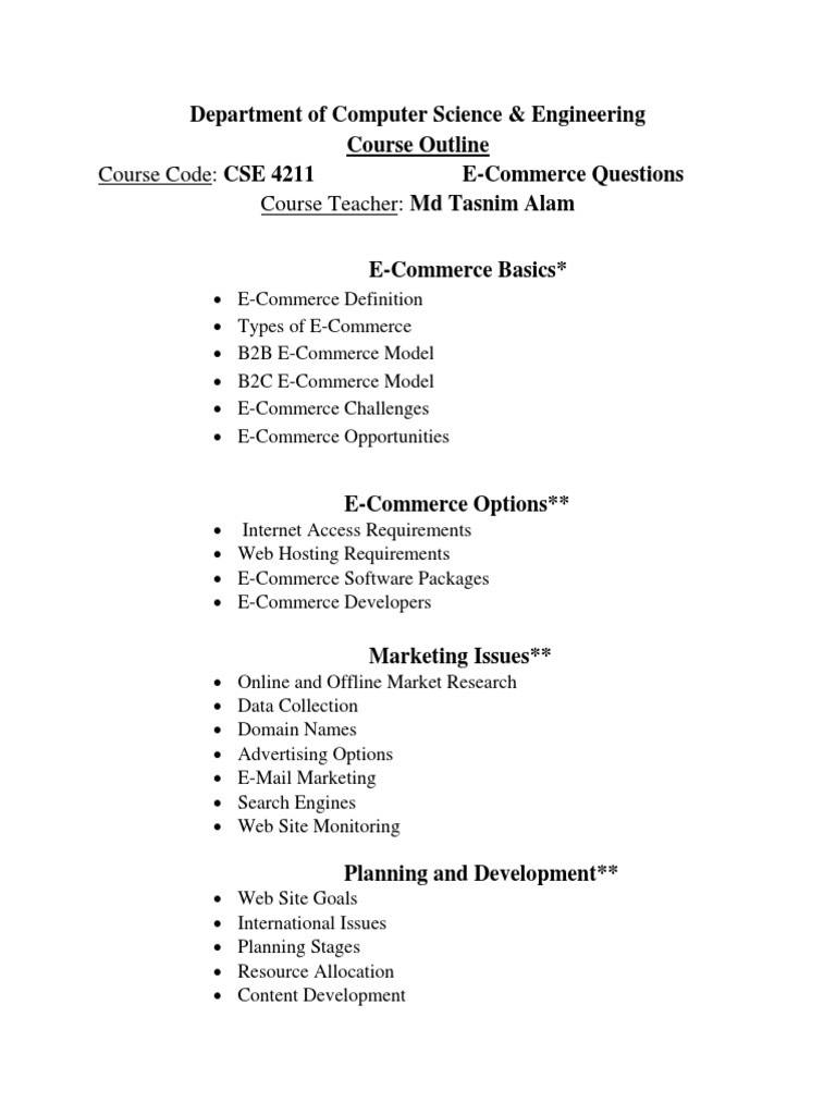E-Commerce Questions PDF | PDF | E Commerce | Electronic Data Interchange