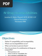 IV Medication Solution Compatibility Chart For Nurses | PDF | Saline (Medicine) | Drugs