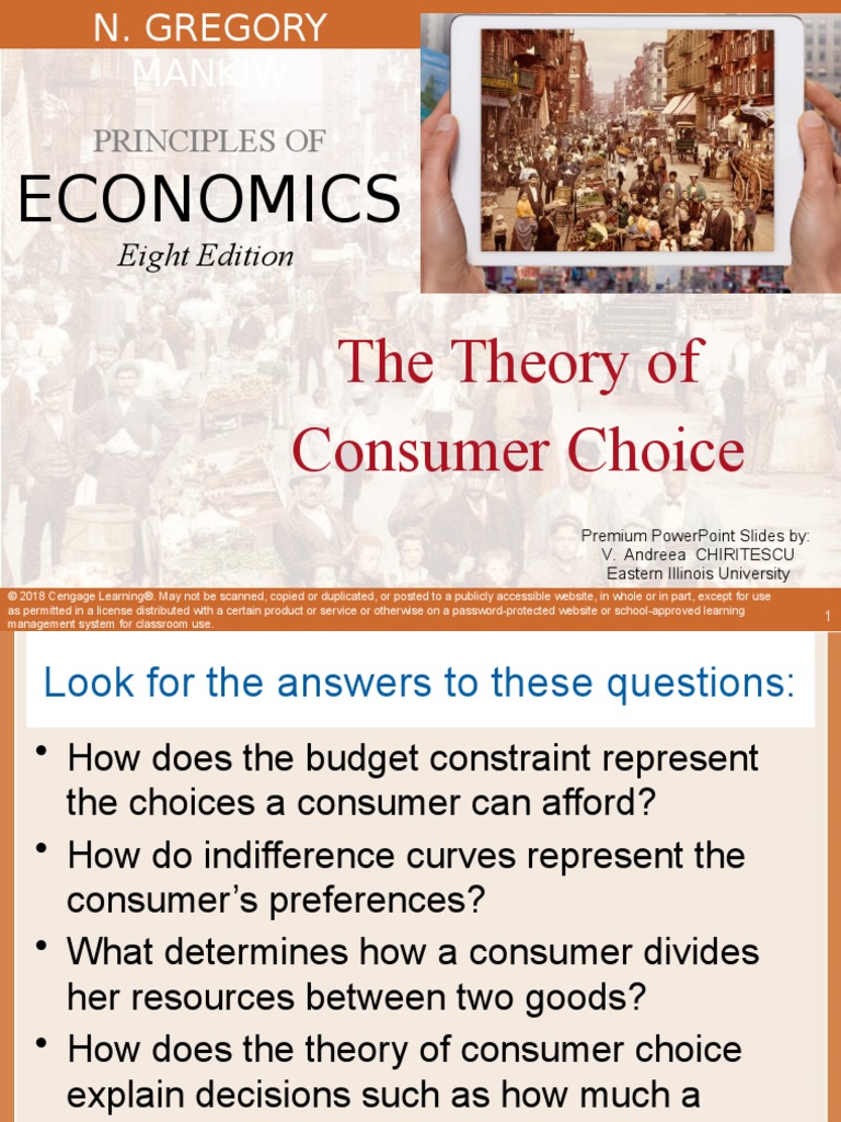 Economics: The Theory of Consumer Choice | PDF | Business Economics ...