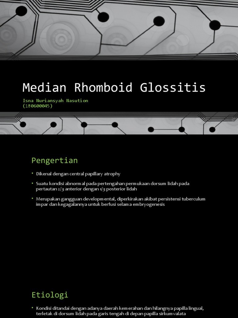 (Isna) Median Rhomboid Glossitis | PDF