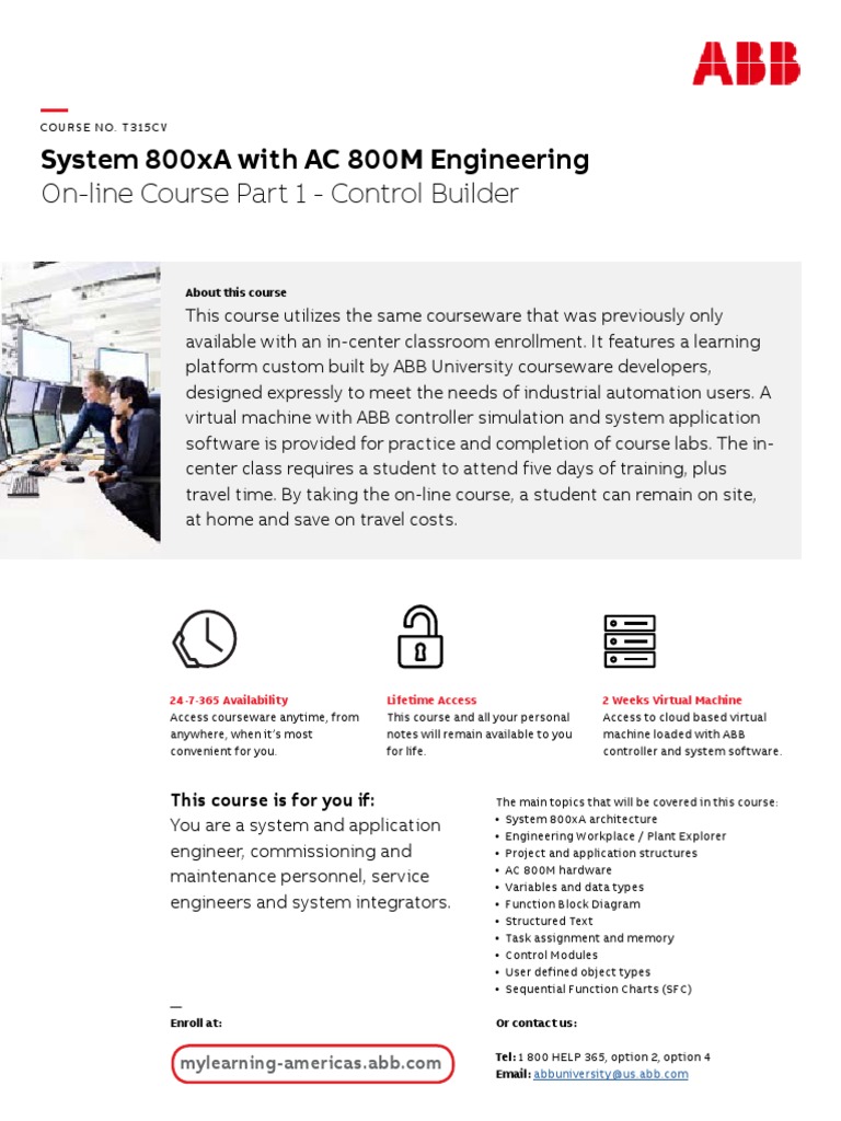 System 800xa With AC 800M Engineering | PDF | Educational Technology | Application Software