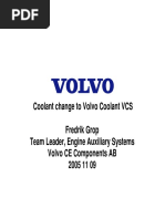 Volvo VCS-2 Coolant Specification Guide | PDF | Coolant | Materials