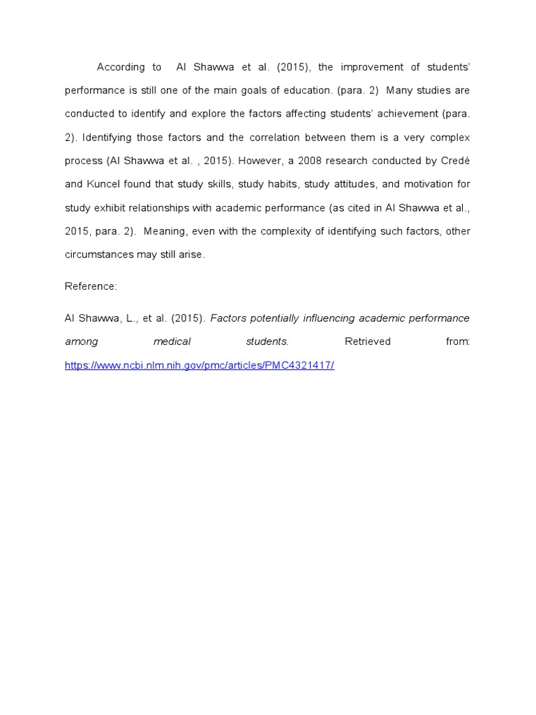 Academics Caday 1 | PDF