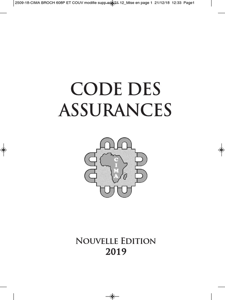 Code CIMA 2019 PDF | PDF | Traité | Commission européenne