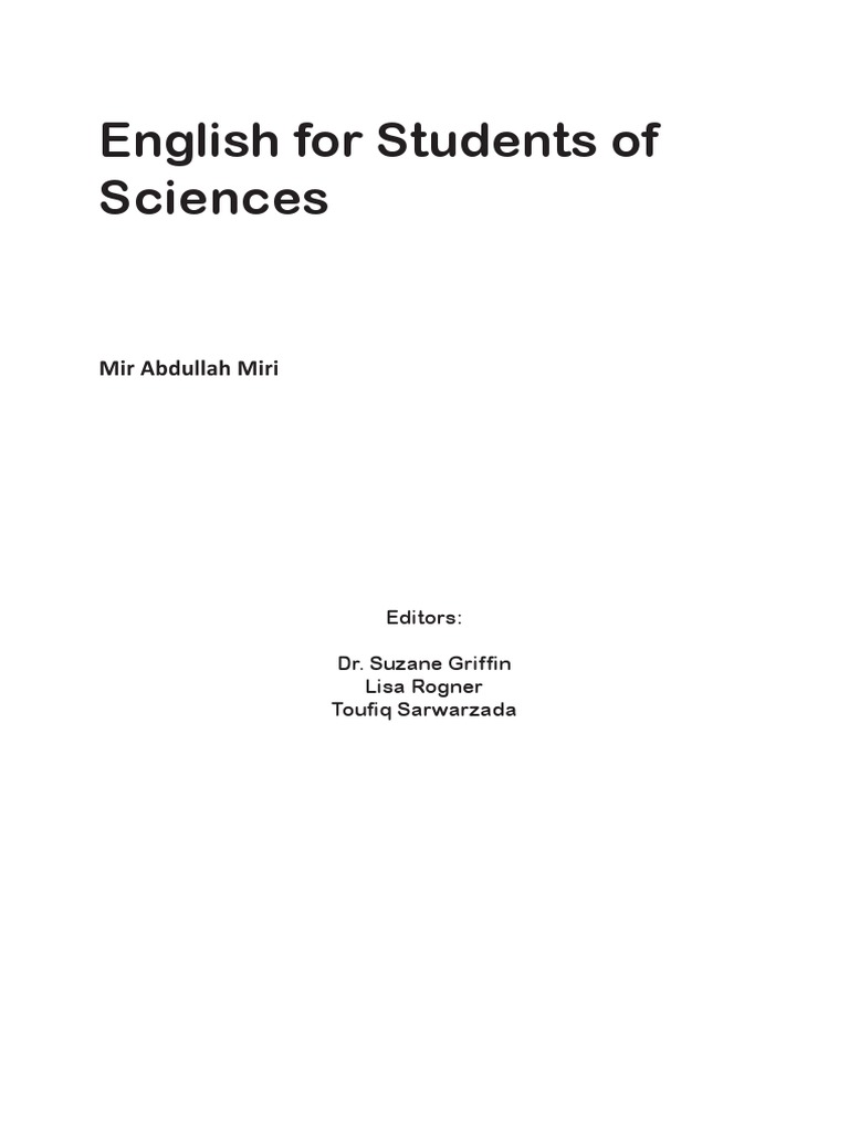 English For Students of Science | PDF | Prokaryote | Solution