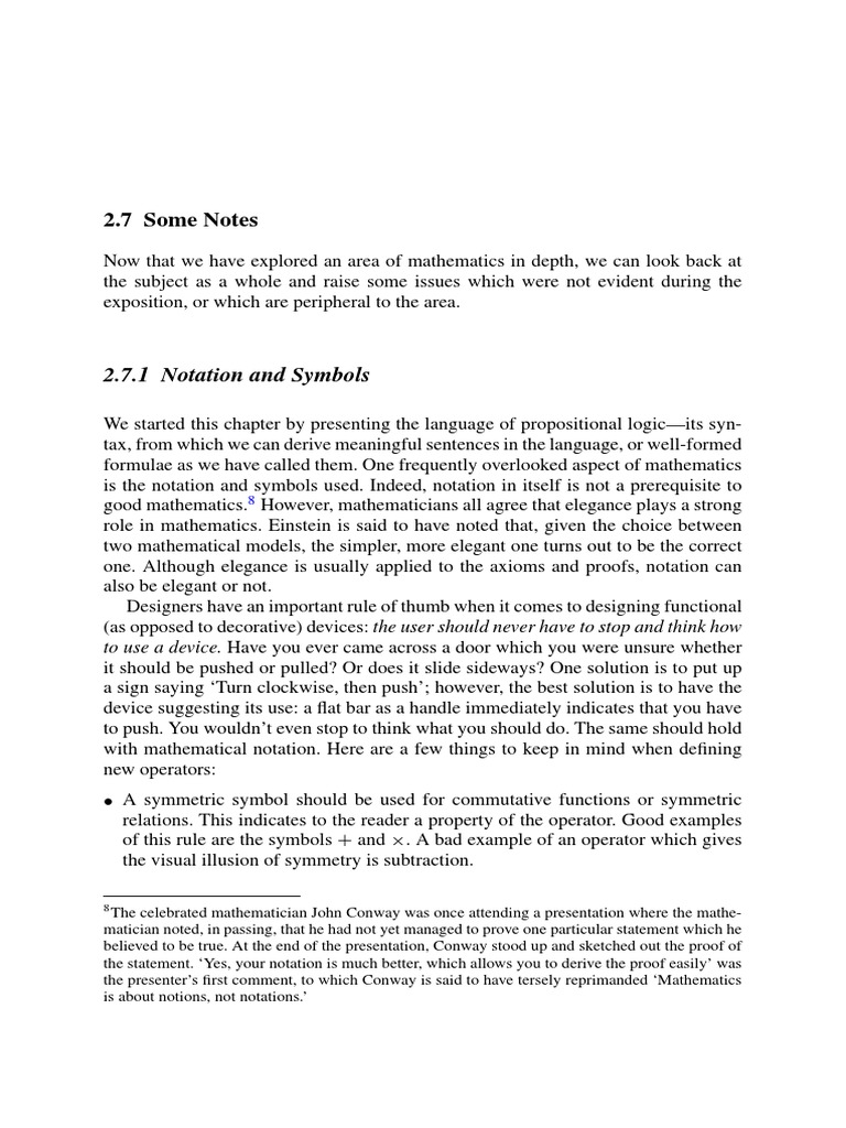 Mathematical Notation & Proofs | PDF | Mathematical Proof | Axiom
