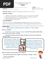 2 - Stranger Danger Social Story - 9 Pages (Editable) - Special ...