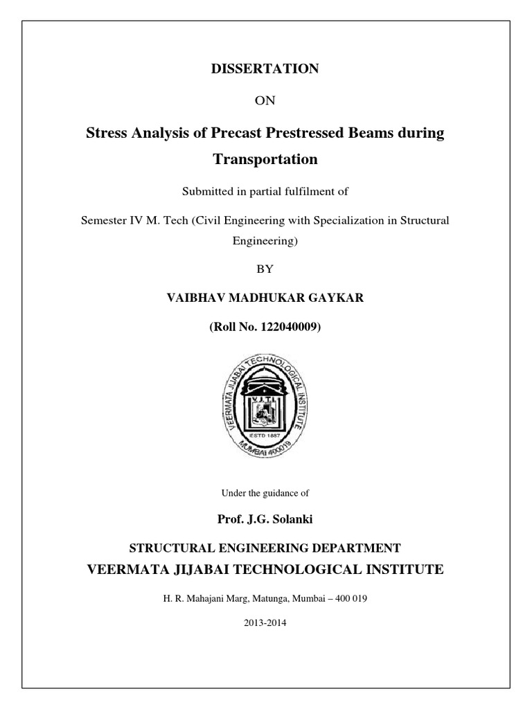 Stress Analysis of Prestressed Beams | PDF | Beam (Structure) | Buckling