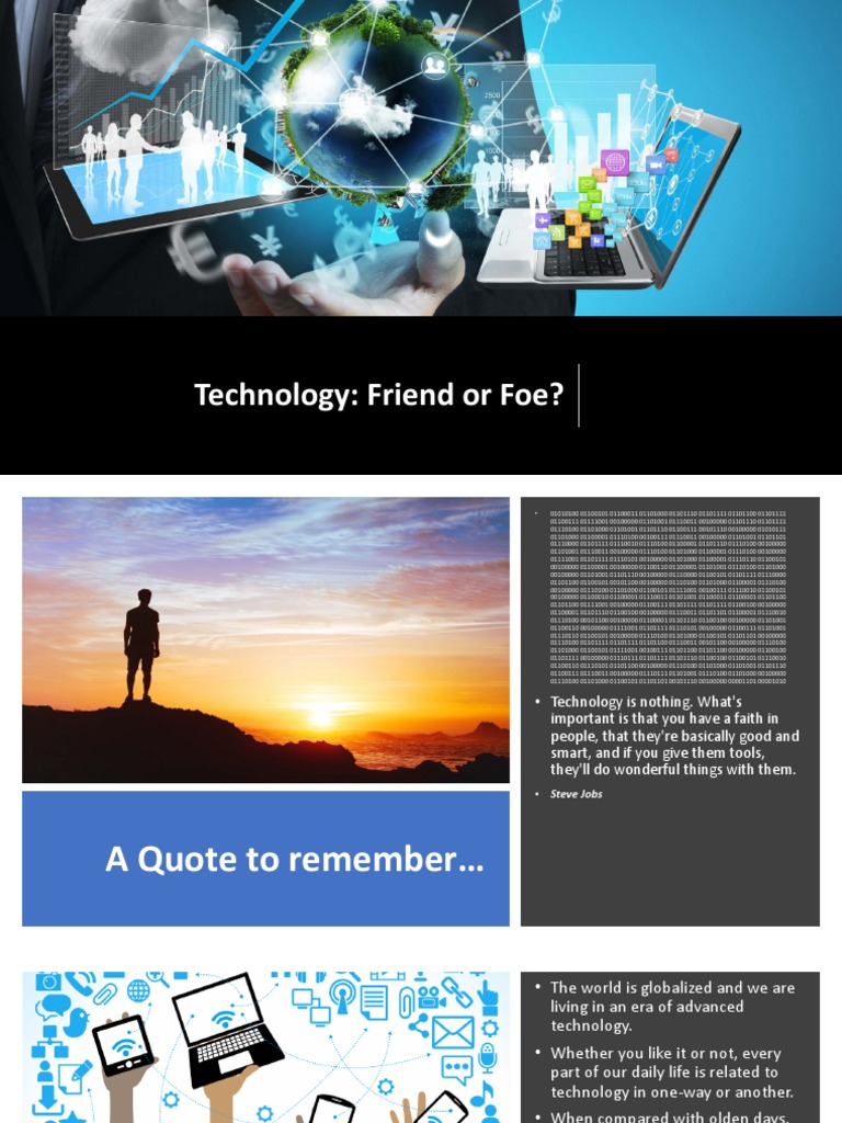 Technology Friend or Foe | PDF | Global Warming | Society