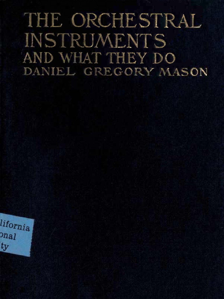 The Orchestral Instruments and What They Do | PDF | Violin | Cello