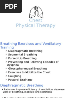 Chest Physio, Manual Techniques | PDF | Exhalation | Clinical Medicine