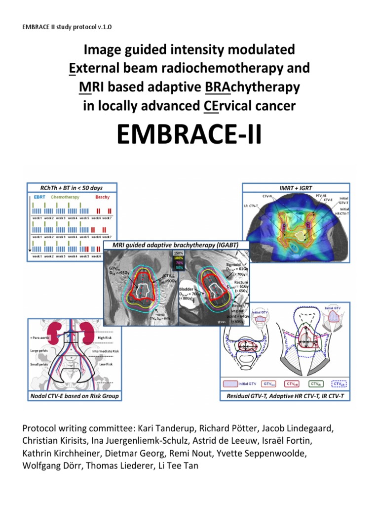 EMBRACE II Protocol PDF | PDF | Radiation Therapy | Cervical Cancer