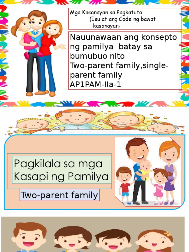 #2 AP Kasapi NG Pamilya Two-Parent Family | PDF