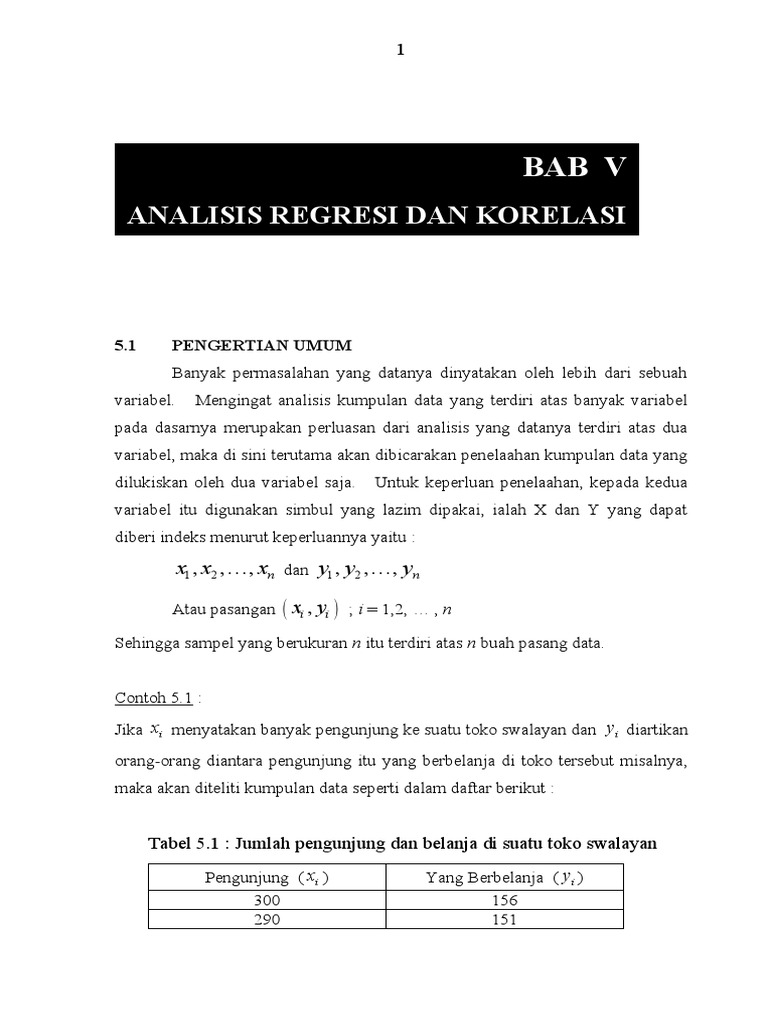 Regresi Linier | PDF