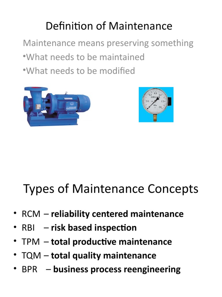 Maintenance Training Module | PDF