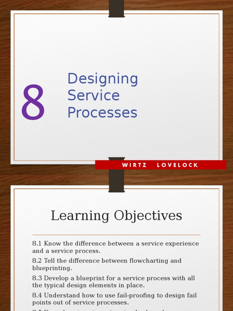 Designing Service Processes: Wirtz Lovelock | PDF | Psychological ...