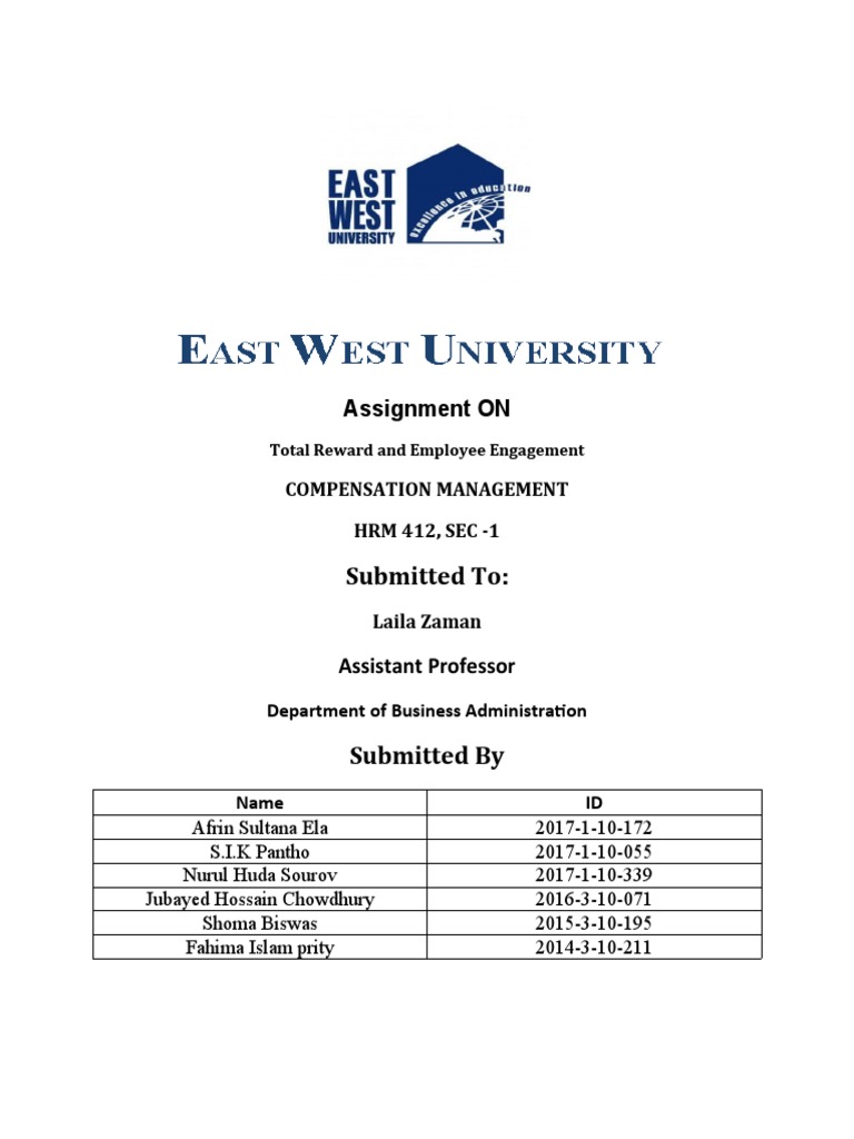 HRM 412 Assignment | PDF | Employment | Motivation HRM 412 Assignment | PDF | Employment | Motivation
