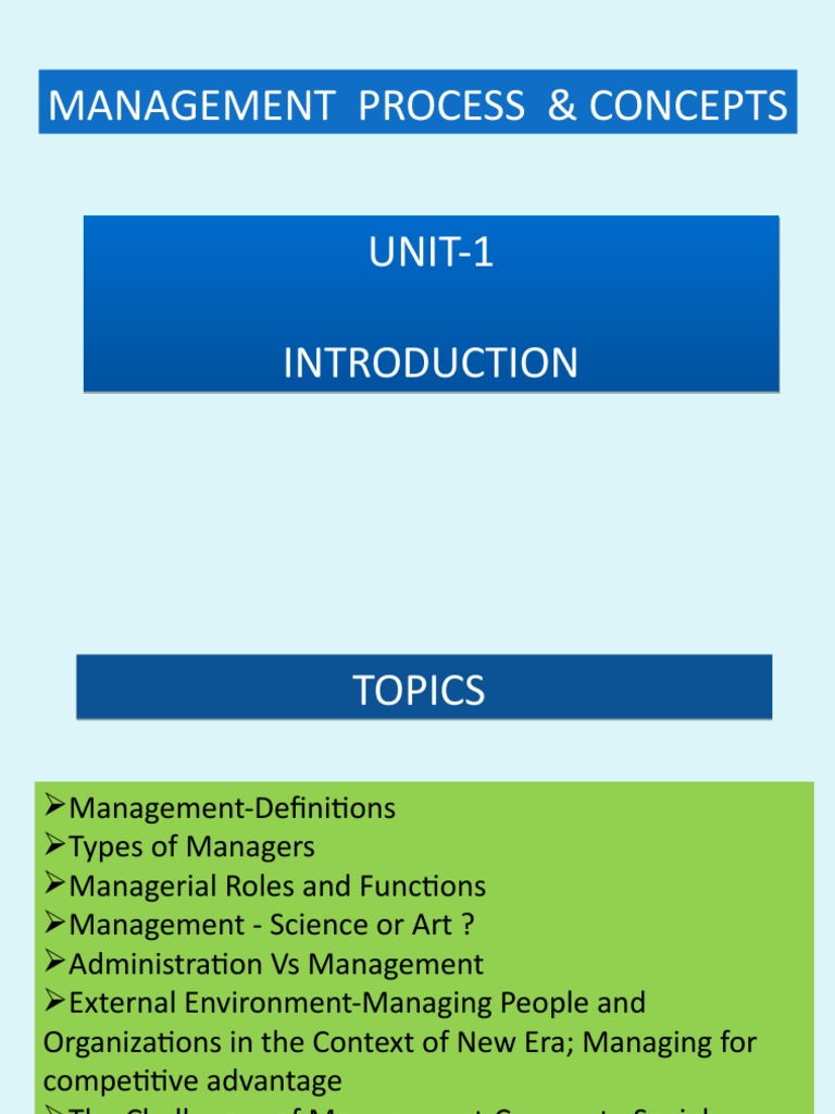 Management Concepts and Challenges Overview | PDF | Corporate Social ...